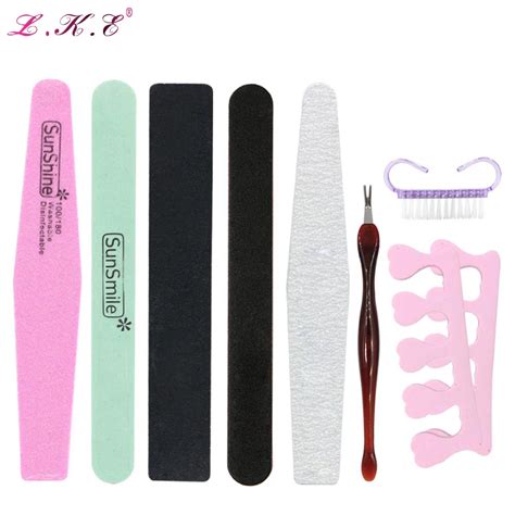 8 Pcsset Nail Art Buffer File Block Pedicure Manicure Buffing Sanding Polish Makeup Beauty