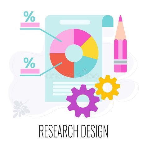 Marketing Research Icon Flat Vector Illustration On White Background