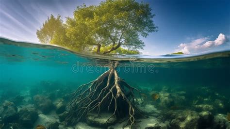 Mangrove Roots Tree Underwater Stock Illustrations 44 Mangrove Roots Tree Underwater Stock