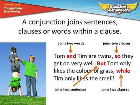 Grammar Toolkit Conjunctions Subordinating What Are Subordinating