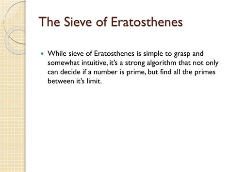 Ppt Parallelization Of ‘sieve Of Eratosthenes Algorithm Powerpoint