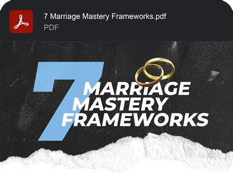 Beyond Driven 7 Marriage Mastery Frameworks