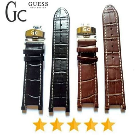 Guess Collection Leather Watch Strap Gc Watch Strap Shopee Philippines