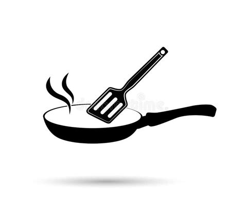 Frying Pan Icon Vector Icon Pans Stock Vector Illustration Of Steel Logo 109269212