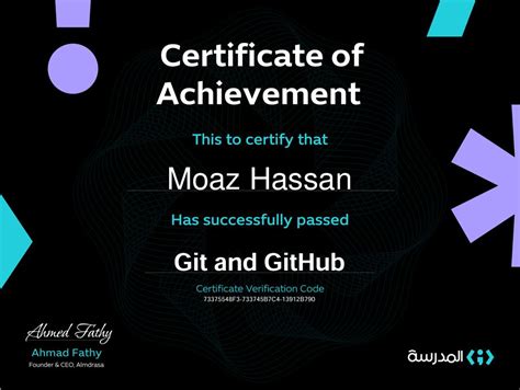 moaz hassan on linkedin git github versioncontrol coding learning professionalgrowth…