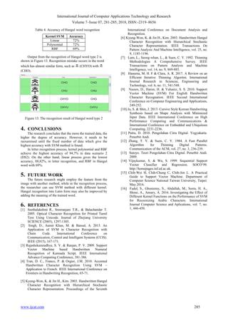 Hangul Recognition Using Support Vector Machine Pdf