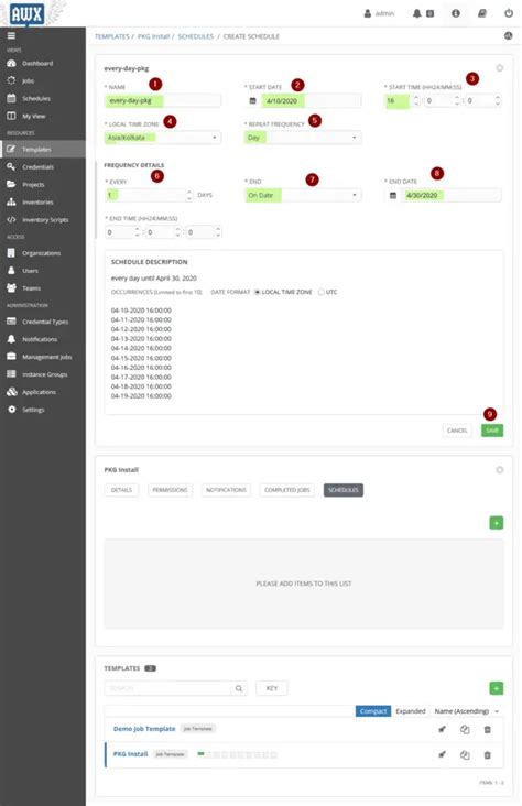 How To Run And Schedule Ansible Playbook Using Awx Gui