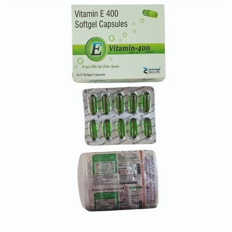 Vitamin E 400 Softgel Capsules Vitamin 400 At ₹ 1150box
