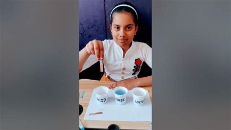 Identifying Acids And Bases The Litmus Paper Method Litmus Paper Experiment Spotting Acid And