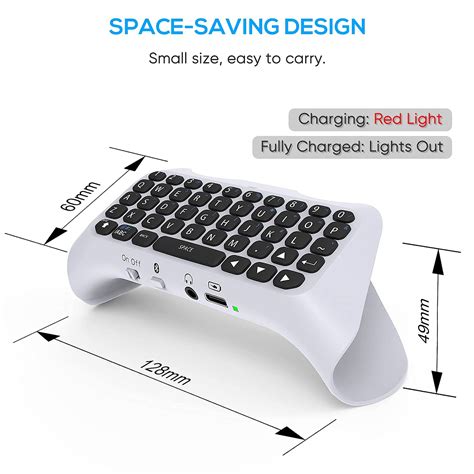 Wireless Keyboard For Ps5 Ps5 Pro Controller Bluetooth 3 0 Mini Chatpad Message