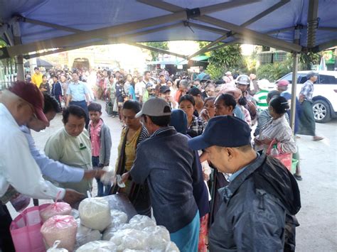 အောင်လံမြို့၌ အခြေခံစားသောက်ကုန်ပစ္စည်းများ အပတ်စဉ်ကြာသပတေးနေ့တိုင်း စဉ်ဆက်မပြတ် ရောင်းချပေး