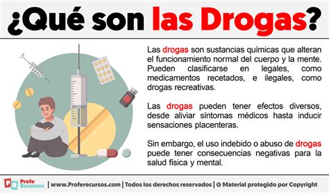 Qué Son Las Drogas Ejemplos De Drogas
