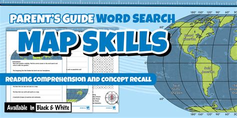 Grade 6 Geography Term 1 Map Skills Word Search Caps Aligned