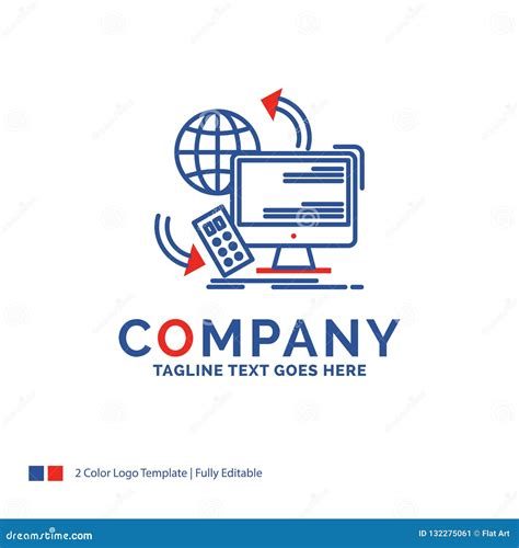 Company Name Logo Design For Access Control Monitoring Remote Stock