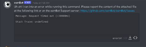 Andcaption Command Error · Issue 250 · Esmbotesmbot · Github