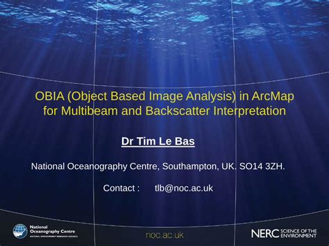 Pdf Obia Object Based Image Analysis In Arcmap For Libraryuserconf