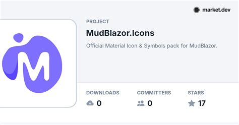 Mudblazor Icons Ecosystem Directory Market Dev
