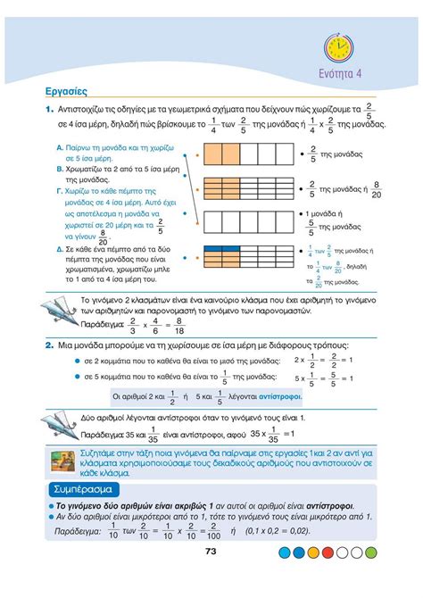 Μαθηματικά Ε Δημοτικού Ενότητα 4 ΗΛΕΚΤΡΟΝΙΚΗ ΔΙΔΑΣΚΑΛΙΑ