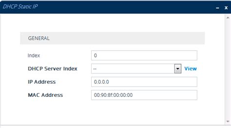 Configuring Static Ip Addresses For Dhcp Clients
