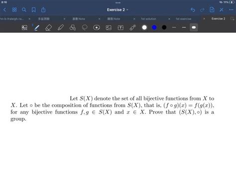 Solved Let S X Denote The Set Of All Bijective Functions