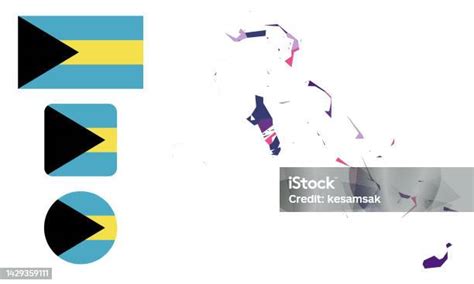 바하마 지도 및 플래그 플랫 아이콘 기호 벡터 일러스트 레이 션 0명에 대한 스톡 벡터 아트 및 기타 이미지 0명 개념 결심 Istock