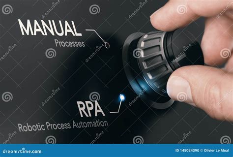 Rpa Robotic Process Automation And Artificial Intelligence Stock Illustration Illustration Of