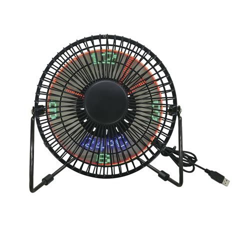 USB Desk Fan With Clock And Temperature Display Jaycar Australia