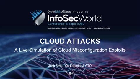 Cloud Attacks A Live Simulation Of Cloud Misconfiguration Attacks Pptx