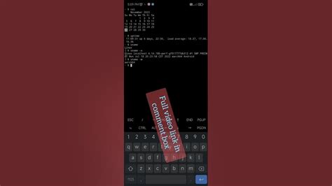calander and time in termux how to use calander in termux termux