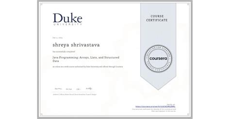 Shreya Shrivastava On Linkedin Completion Certificate For Java