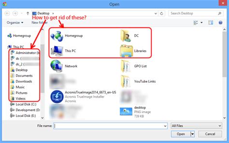 How To Get Rid Of Folders And Network Locations Links In Explorer In Windows 81 Super User