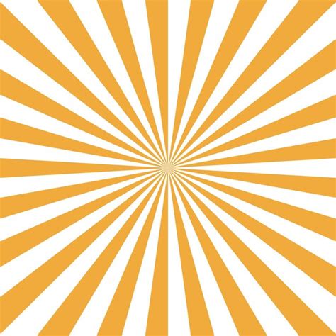 Premium Vector Yellow White Color Burst Background Rays Background In Retro Style Vector