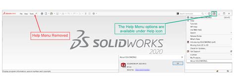The ‘help Menu Item Missing After Installing Solidworks 2020 Sp03