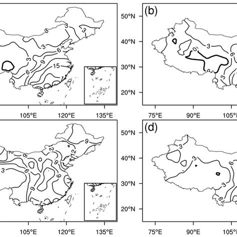 Spatial Distribution Of The First Eof Of Pwv Anomaly In A Winter B