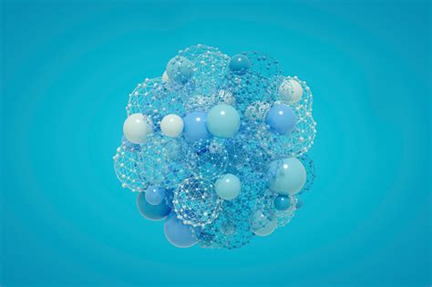 추상적 인 구체 분자 구조 신경망 블록 체인과 인공 지능 개념 3차원 형태에 대한 스톡 사진 및 기타 이미지 3차원 형태 구 데이터 Istock