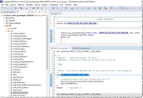 Gpio Interrupt Example Project Using S32k1xx Rtd Without Autosar Nxp Community