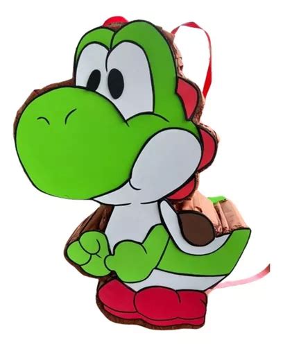 Piñata Yoshi Mario Bross Cotillón Cuotas Sin Interés