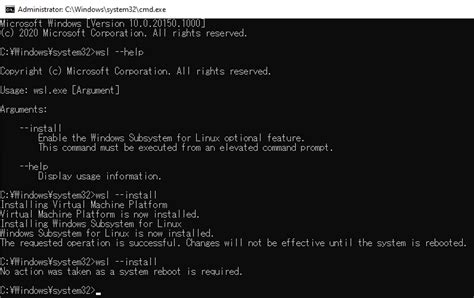 Output Text Of Wslexe Before Enabling Wsl2 Are Garbled When Windows
