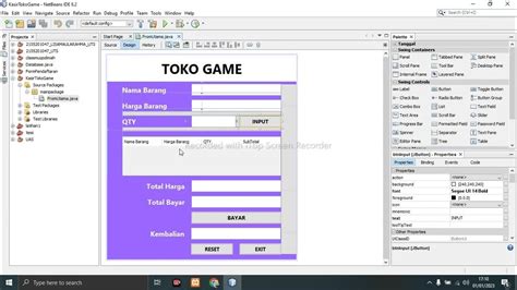 Membuat Aplikasi Menggunakan Java Netbeans Dan Mysql Youtube