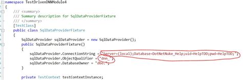 Test Driven Development For Dnn Modules Template How To Use It Dnn Corp