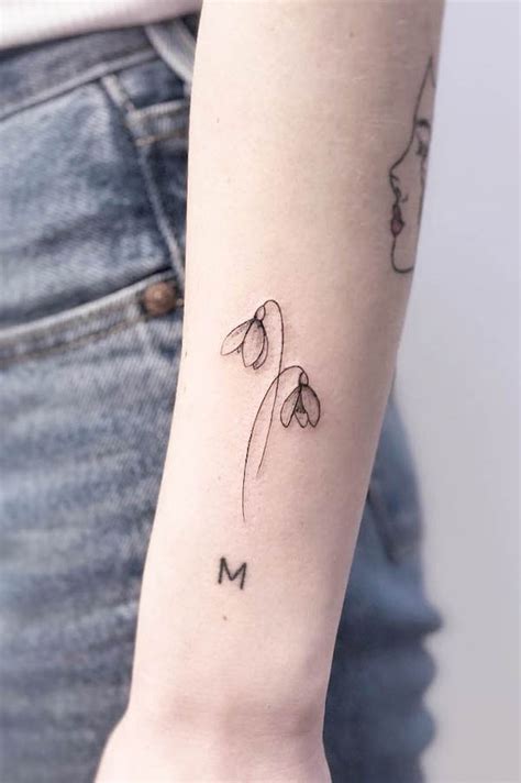 Snowdrop Flower Tattoo Best Flower Site
