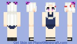 Sorasaki Hina Blue Archive Swimsuit Ver Minecraft Skin