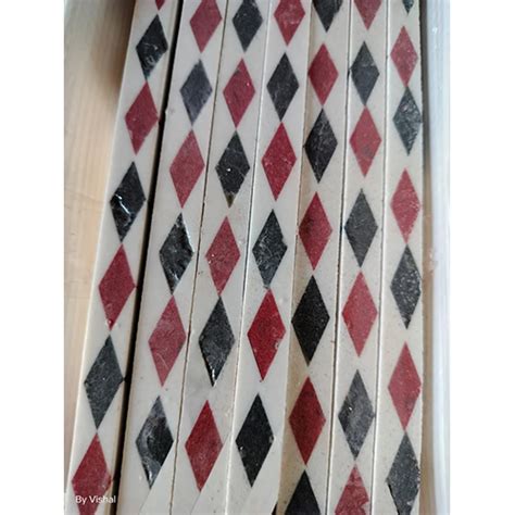 15 Mm Marble Border Tile Color Whites At Best Price In Jaipur Vyas Marbles