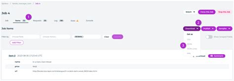 Downloading From Scrapy Cloud Zyte Documentation