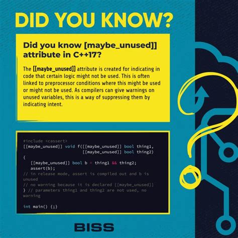 Maybeunused Attribute In C17 Biss