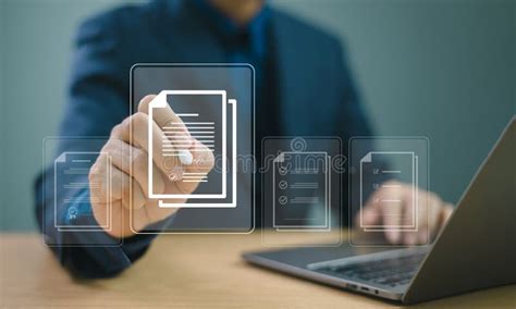 Electronic Signature Concept Stock Image Image Of Businessman Corporate 316605803