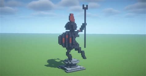 Dark Knight Statue [structure] Minecraft Map