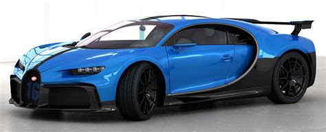 Bugatti Chiron Pur Sport 2021 Opening Doors And Trunk 3d Model 159