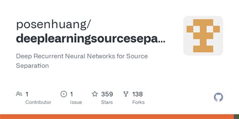 Github Posenhuang Deeplearningsourceseparation Deep Recurrent Neural Networks For Source