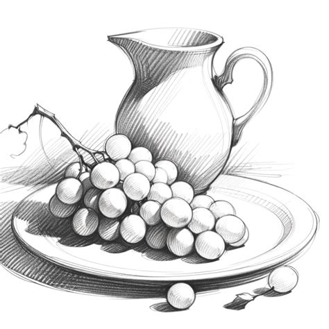 Рисунки натюрмортов для срисовки